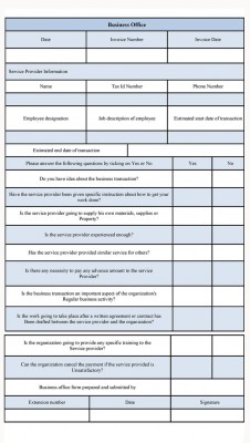 Business Office Forms - Sample Forms