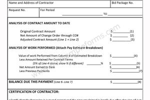 Contractor Form Archives - Sample Forms