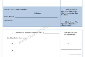Reclamation Form Archives - Sample Forms