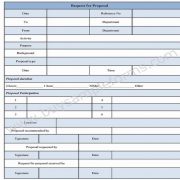 Request for Proposal Form Template - Sample Forms