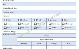 Printable Auto Appraisal Form - Car Appraisal Word Template