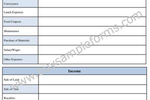 Accounting Forms Archives - Sample Forms